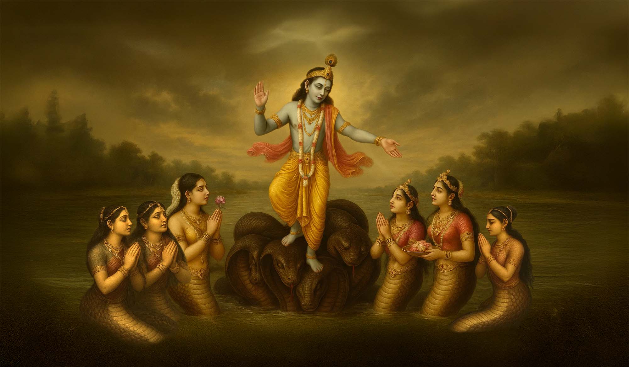 Pilgrimage with Swami Narasiṅgha – Part 10: Kāliya Ghāṭa